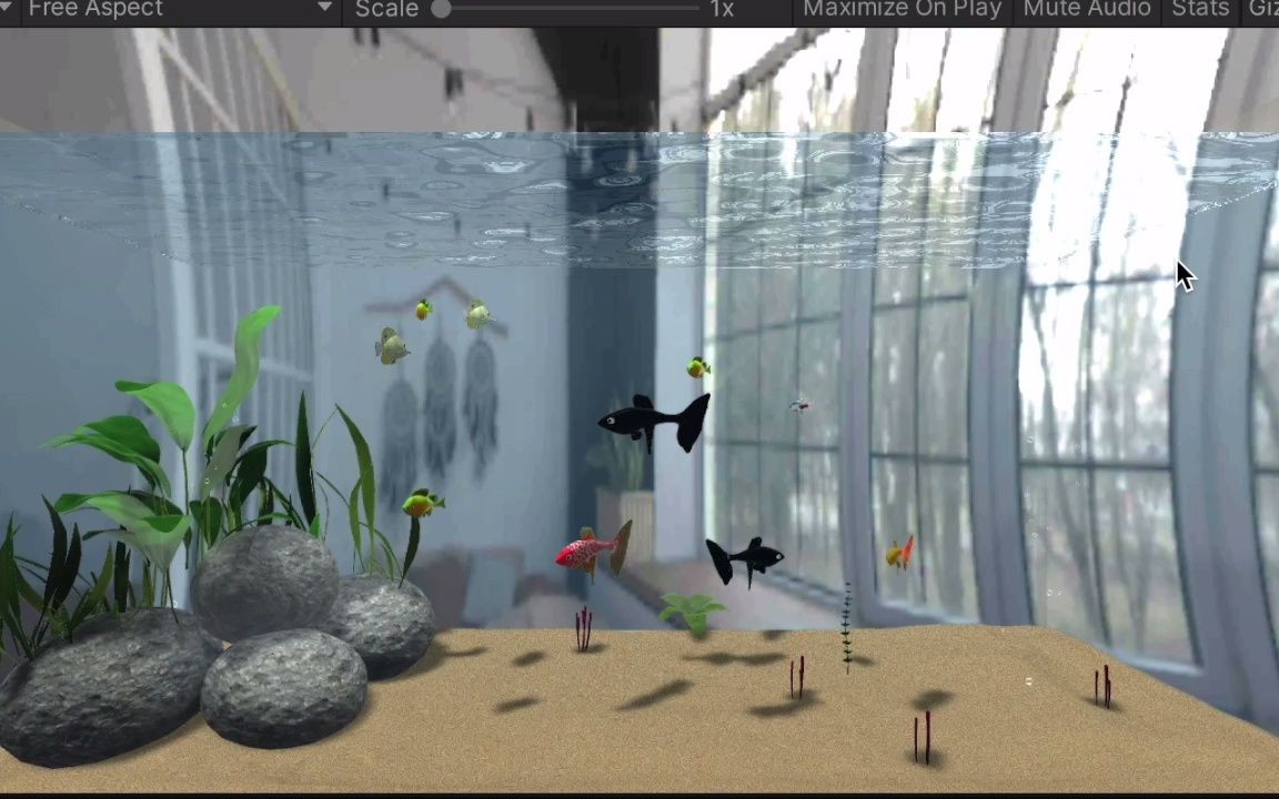 【unity特效】3d模型鱼的鱼尾效果
