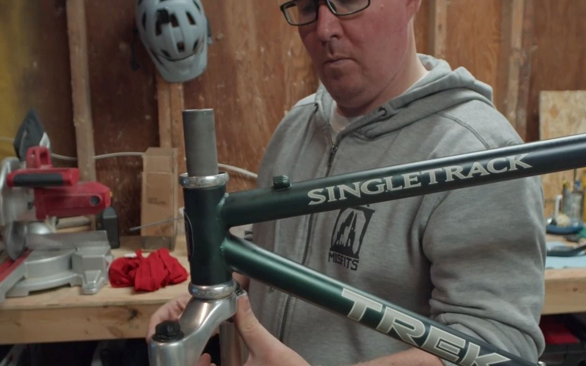 山地自行车修复之旅trek930钢架