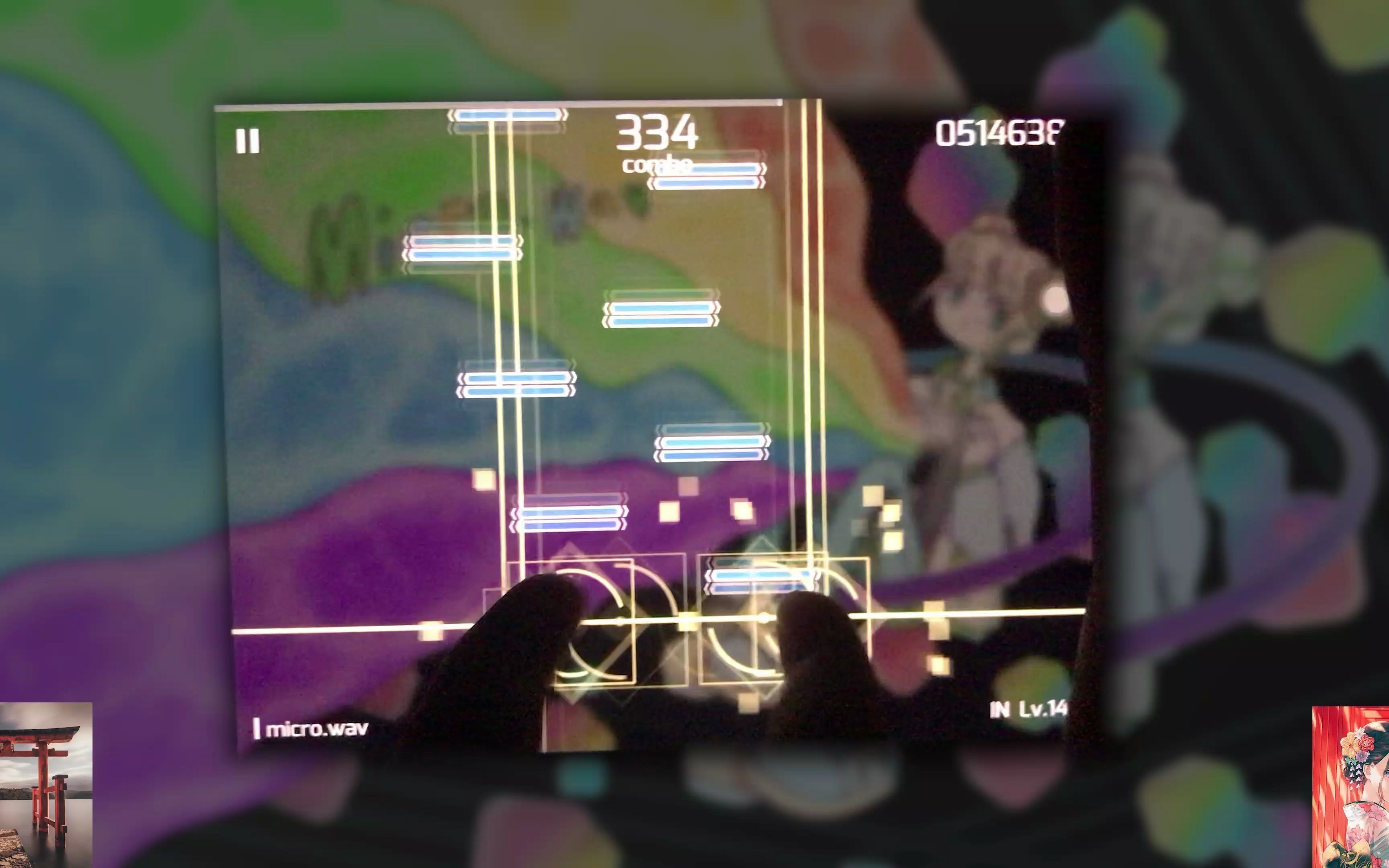 【微波炉·板拇正攻·敲击音·Phigros】micro.wav IN Lv.14 Rank φ ...