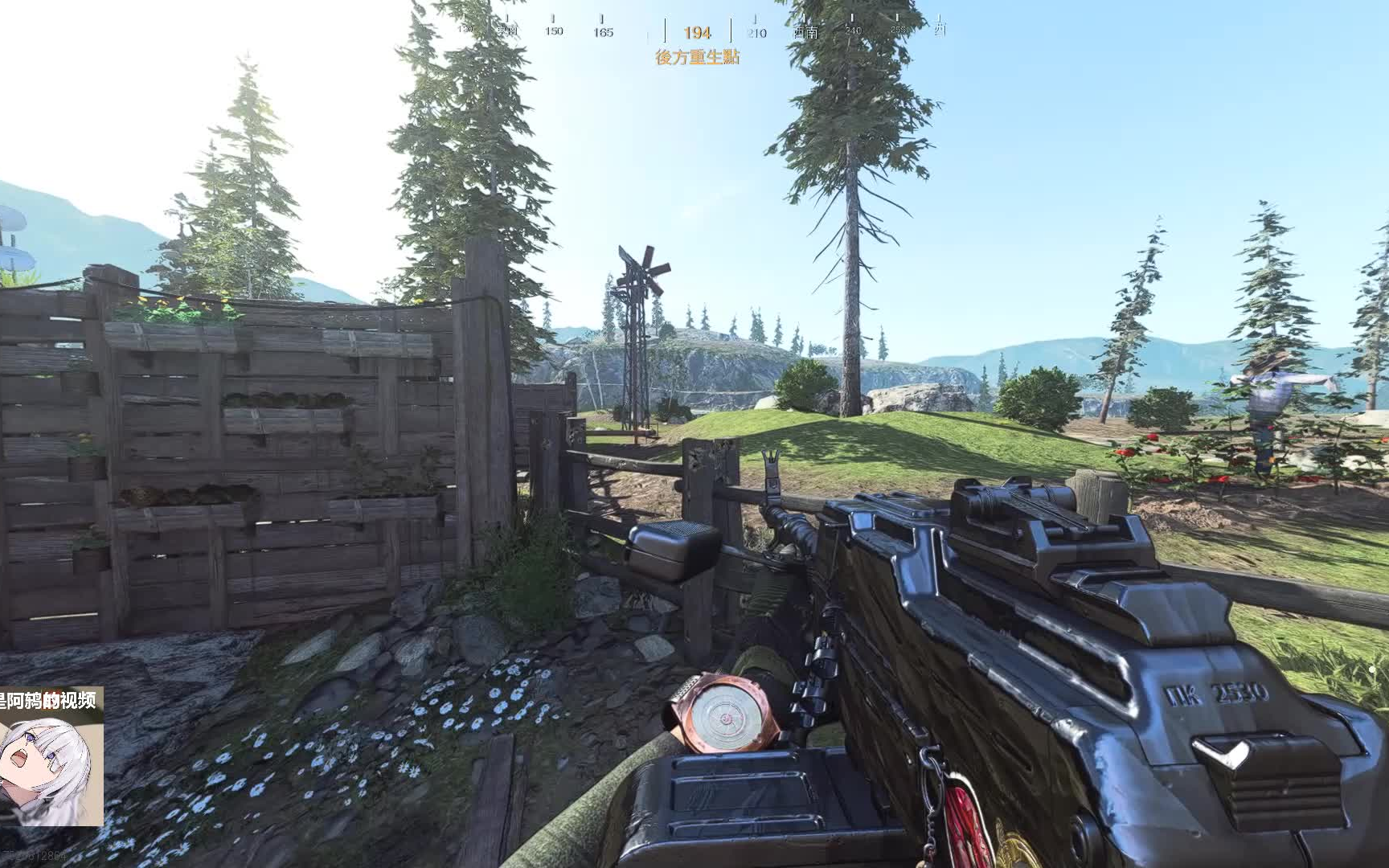 PKM 黑曜石皮肤展示(360°持枪视角旋转+全换弹动作)