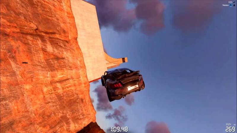 车祸模拟器:无视重心引力,展现月球效应