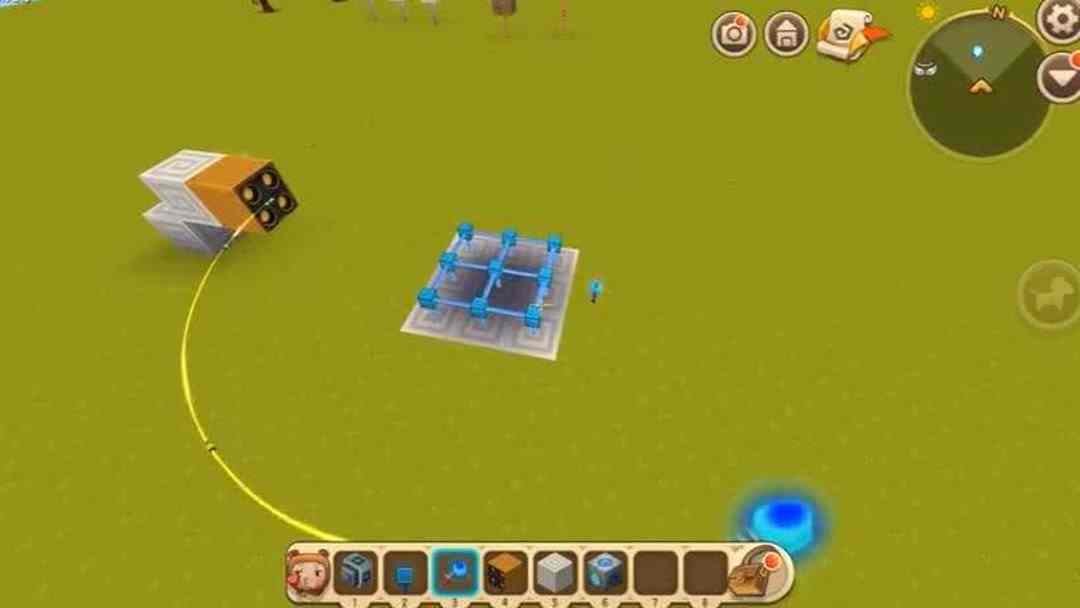 迷你世界:会自动旋转的子弹的制作教程,还能锁定目标哦!