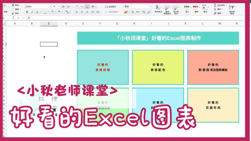 七节课制作一份好看的EXCEL动态图表(7-2)-好看的表格排版