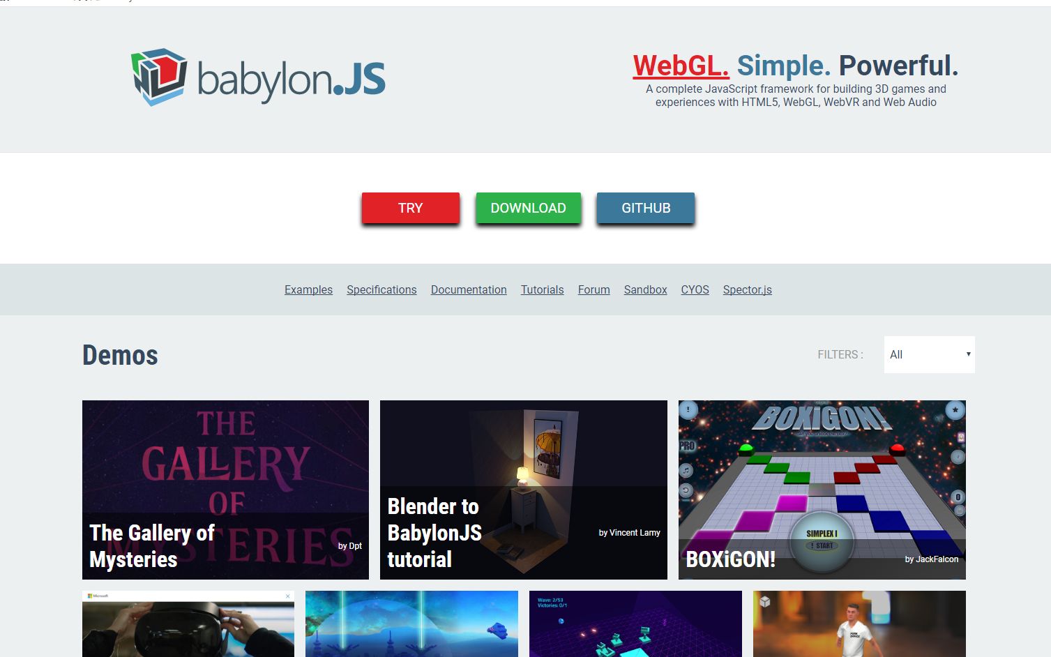 Babylon.js网页3D引擎介绍-02网格