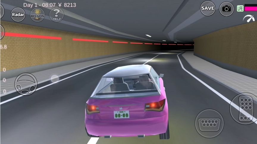 樱花校园模拟器飙车1