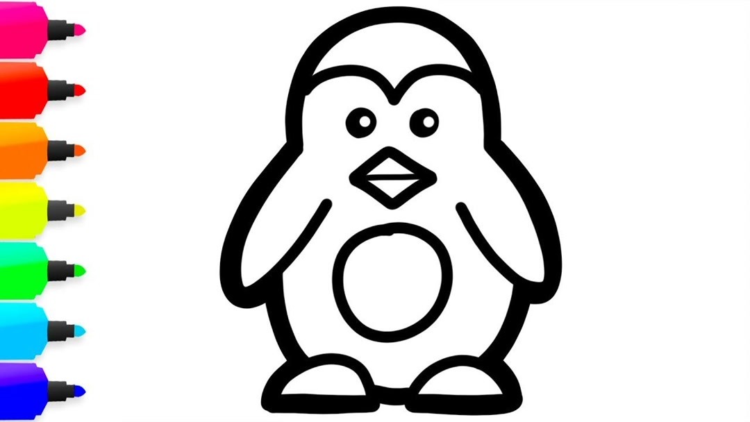 儿童趣味涂鸦,绘画可爱的动物,还能学习颜色!