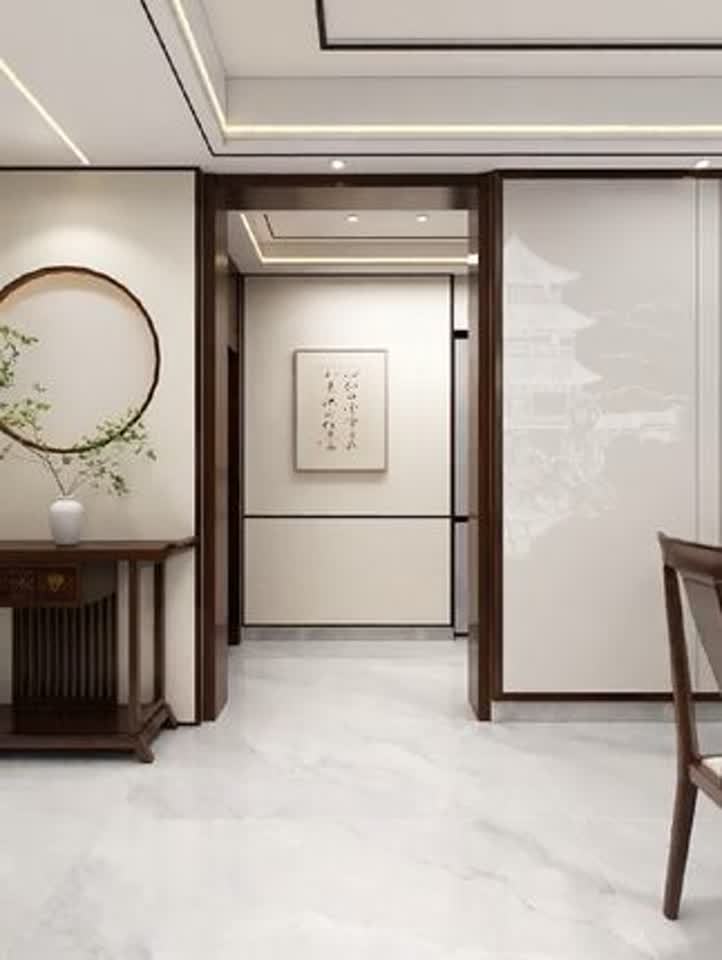 ...融入现代简约特性 新中式没办法拒绝 #创作灵感 #室内设计 #新中式 #...