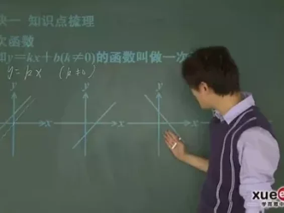 【初三数学】:中考系统复习之一次函数与反比例函数(上)知识点_标清