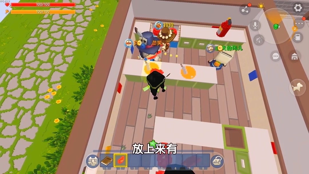 迷你世界:兔子厨房,口水喵以为来到了别的游戏,规则还挺复杂的