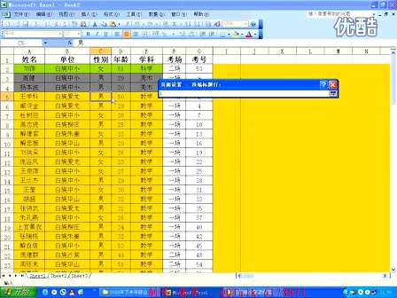 电子表格的排版设计
