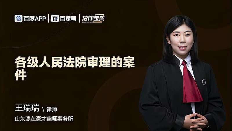 各级人民法院审理的案件