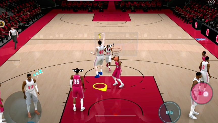 我将对方耍得团团转( NBA模拟器)