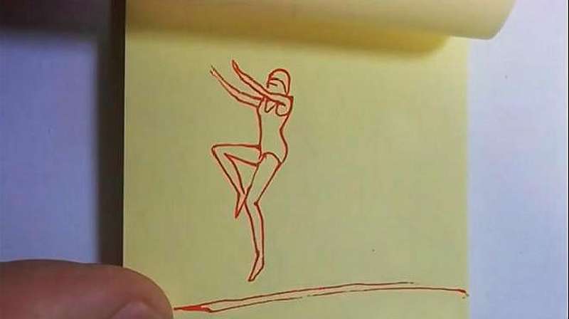 这个运动员跳水的连环画是谁画的,太有才了,画的真生动!