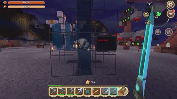 迷你世界:粉丝李哥建个李氏水电梯,结果小伙伴给我堵水里了