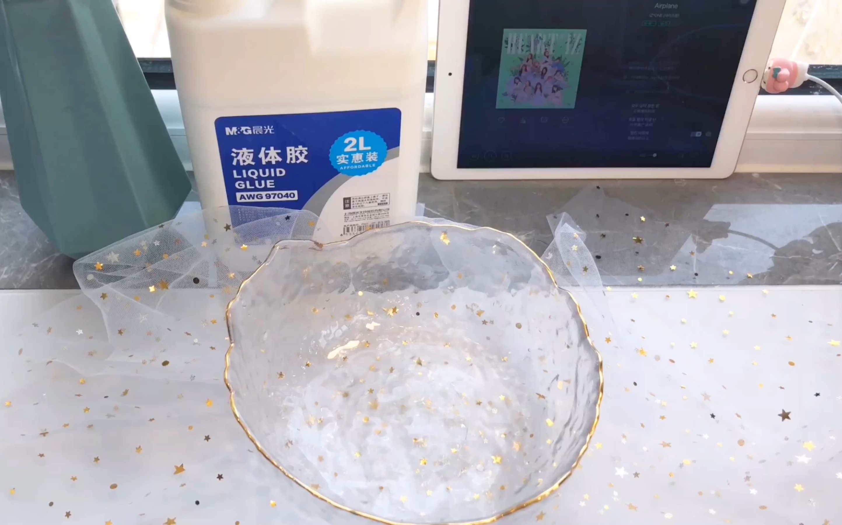 晨光2L液体胶制作测评 一桶19.9成型力究竟怎么样呢