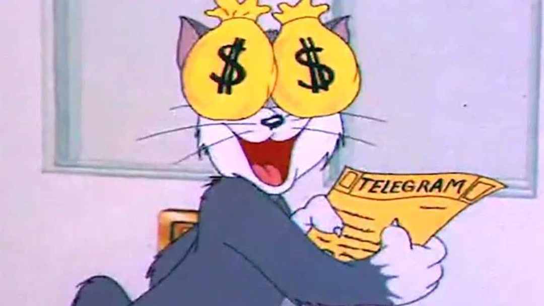 猫和老鼠搞笑动画:汤姆猫的眼里只有钱,这次要发达了