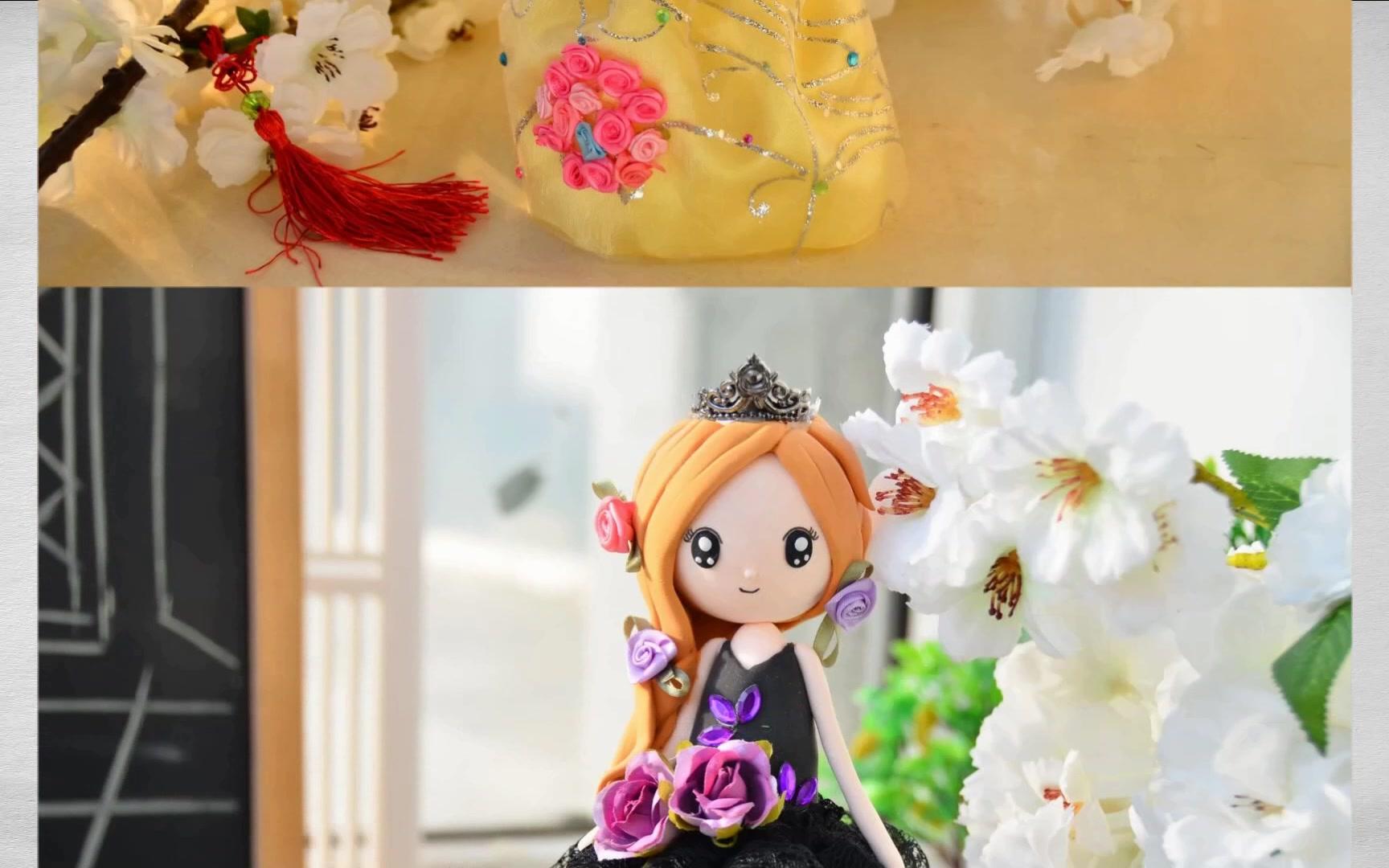 超轻粘土食玩DIY制作——美味小吃拼盘