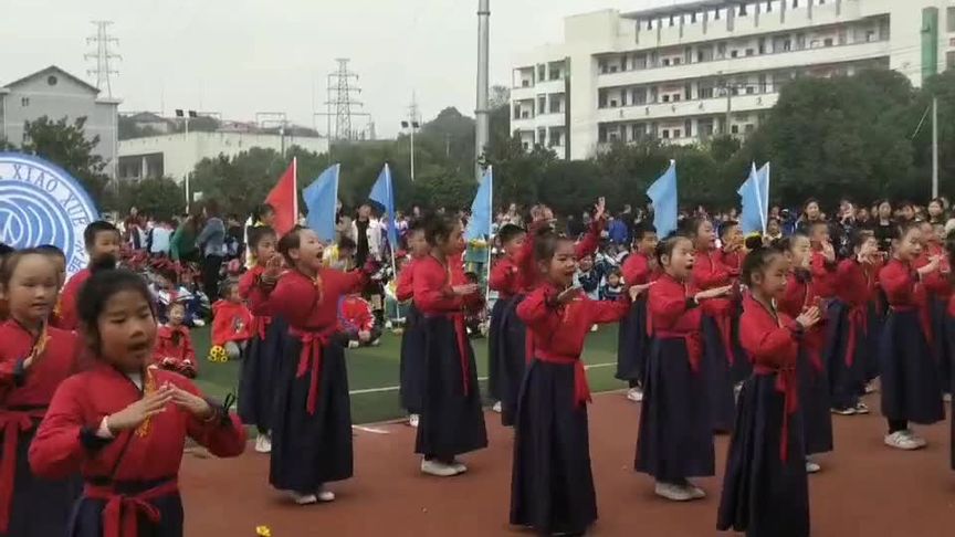 明德运动会#文艺汇演 #汉服 #运动会开幕式 #明德抖音大赛