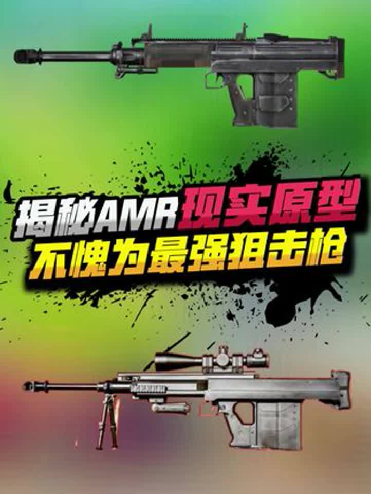 揭秘AMR狙击枪的现实原型游戏日常