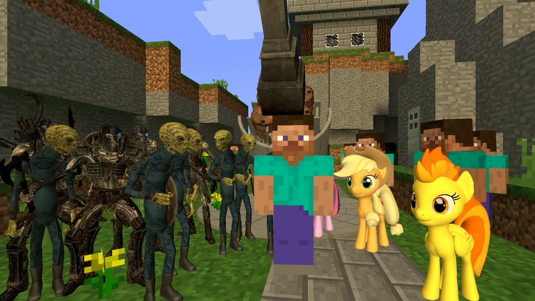 GMOD游戏小马驹研制的导弹能消灭外星吗