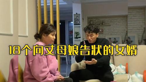 18个向丈母娘告状的女婿,各个都是男人的楷模