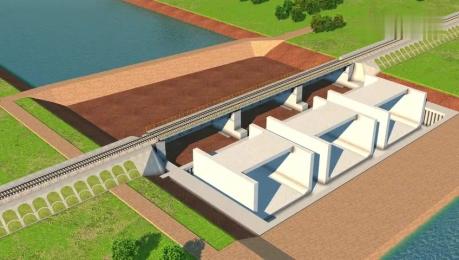 铁路工程预应力混凝土简支T梁,桥梁架桥过程施工工艺3D动画演示
