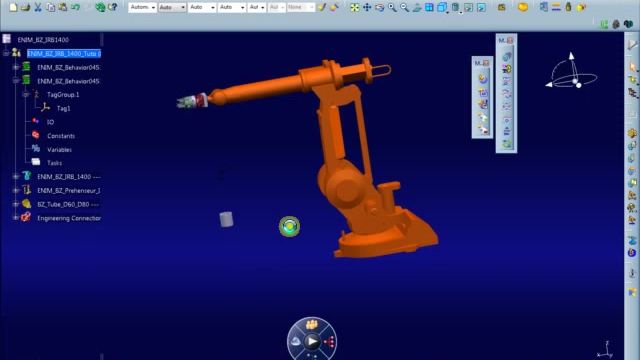 Delmia V6 机器人仿真入门教程