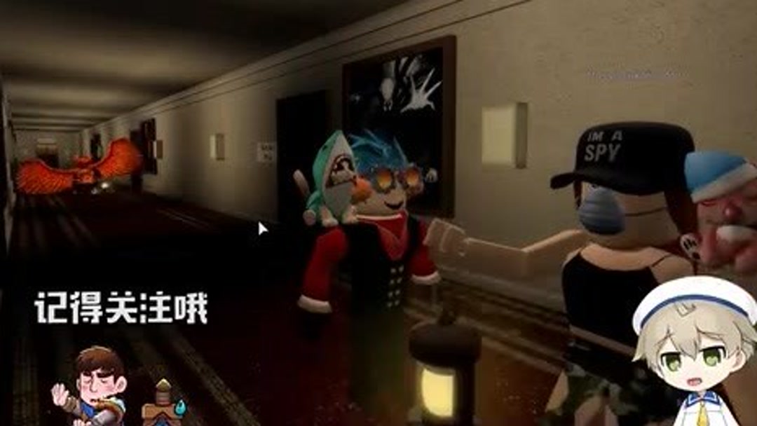 Roblox恐怖故事2:瘦叔森林出现!美国恐怖故事深夜占卜!小格解说