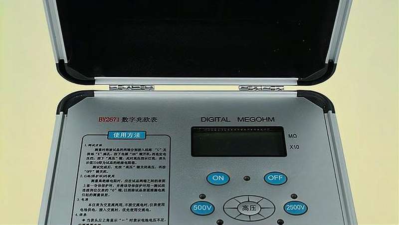 2671 数字兆欧表 2500V绝缘表 2.5kV绝缘电阻测量仪 如何选择检测