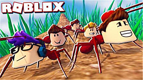 Roblox蚂蚁模拟器 蜘蛛好可恶啊 一口就把我给消灭了