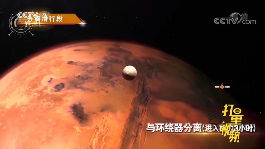 “天问”着陆火星,3D动画演示“天问”着陆火星过程|天下财经
