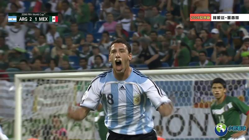 2006年世界杯 阿根廷-墨西哥 罗德里格斯一战成名
