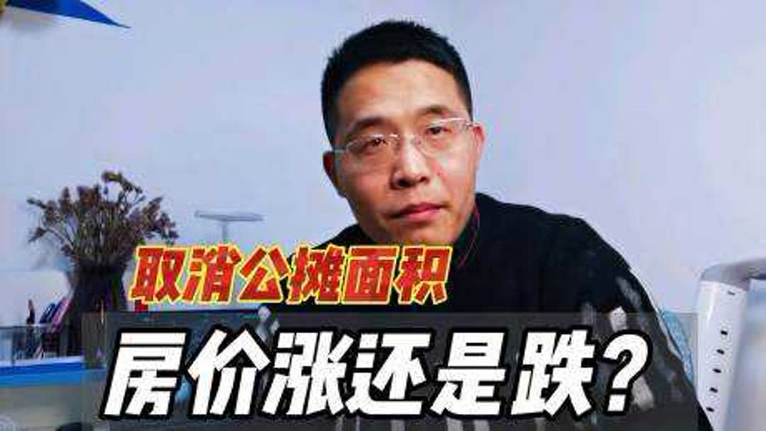 如果未来取消公摊面积,买房按照套内面积计算,房价会涨还是跌?