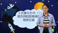 人教版小学数学课本同步六年级上册 第5集 第二单元 位置与方向(二)