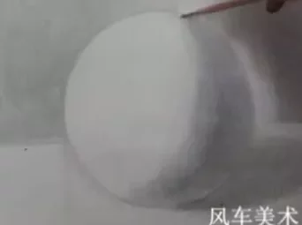 05 素描几何形体圆的画法