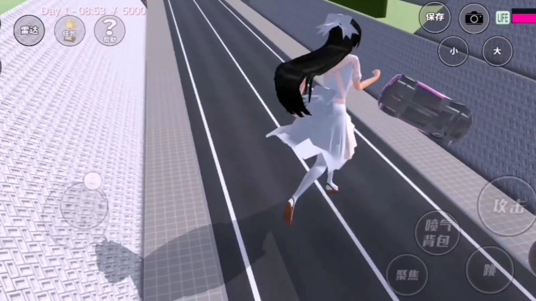 樱花校园模拟器:我还不信这车我开不了!