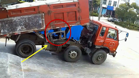 男子修车时操作失误,命丧车上,监控拍下全程