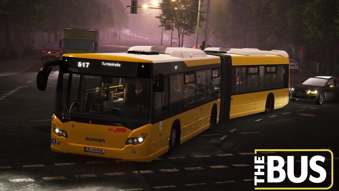 《The Bus》1.1更新 | 清晨行驶在只有五站的517路 城市公交模拟