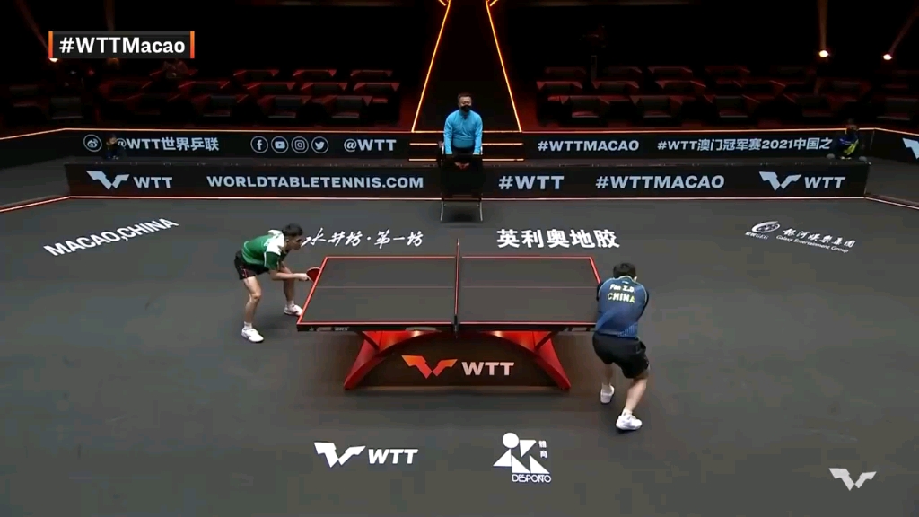 wtt澳门冠军赛男单十六强赛:樊振东VS张子澄(剪切版)