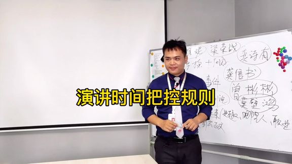 颜树文点评演讲时间把控