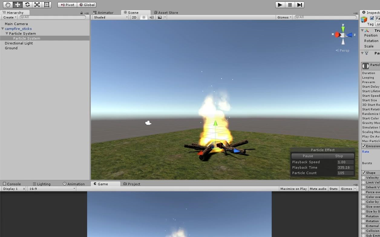 Unity粒子讲解-创建简单的火焰效果