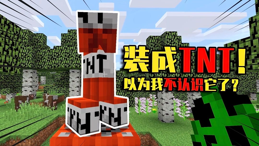 我的世界mod:当苦力怕学会伪装自己,这操作我看傻了