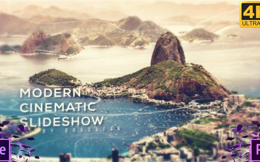 PR模板-景深效果空间感特效的幻灯片视频婚礼视频个人或家庭影集...