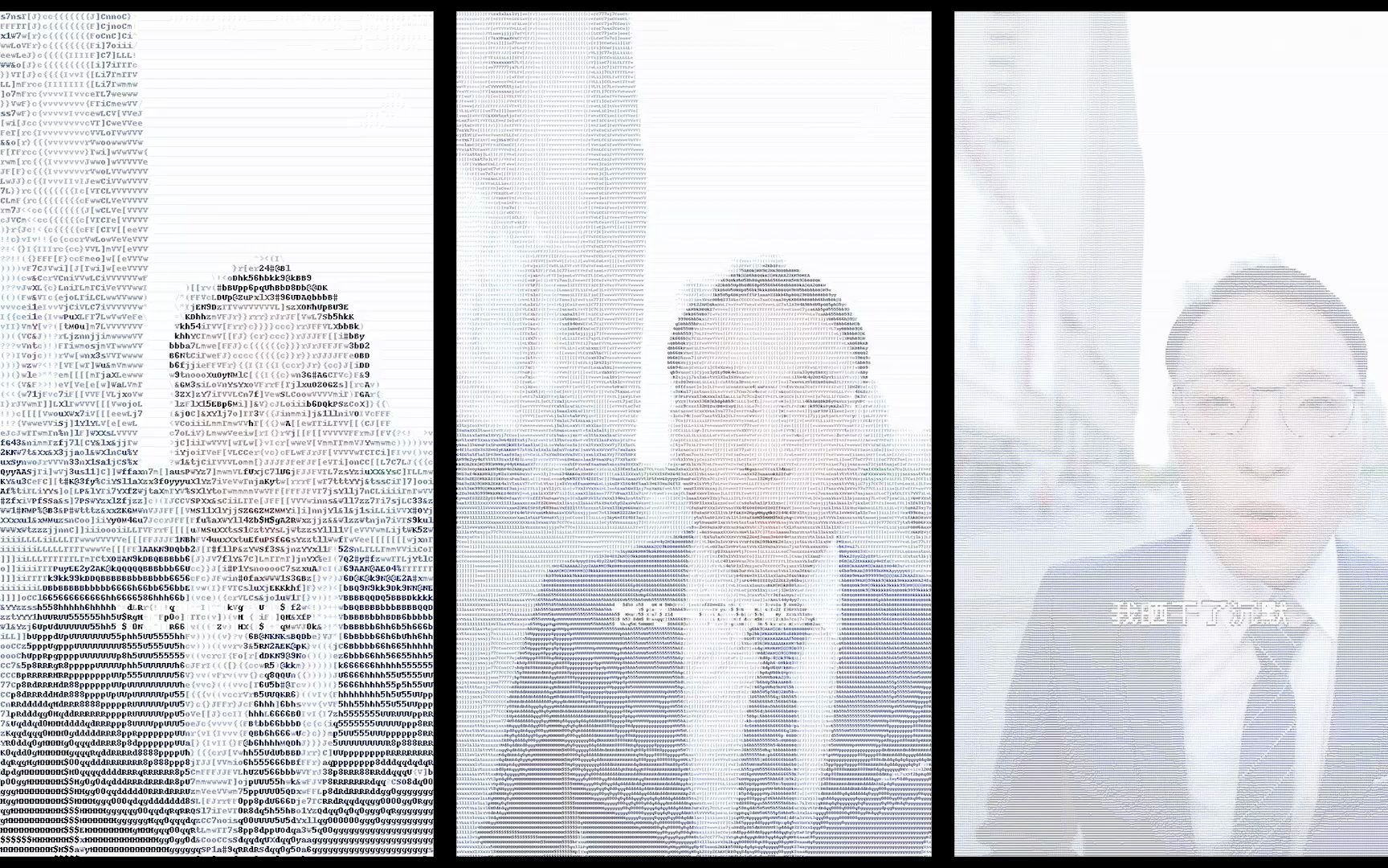 人类高质量字符画?