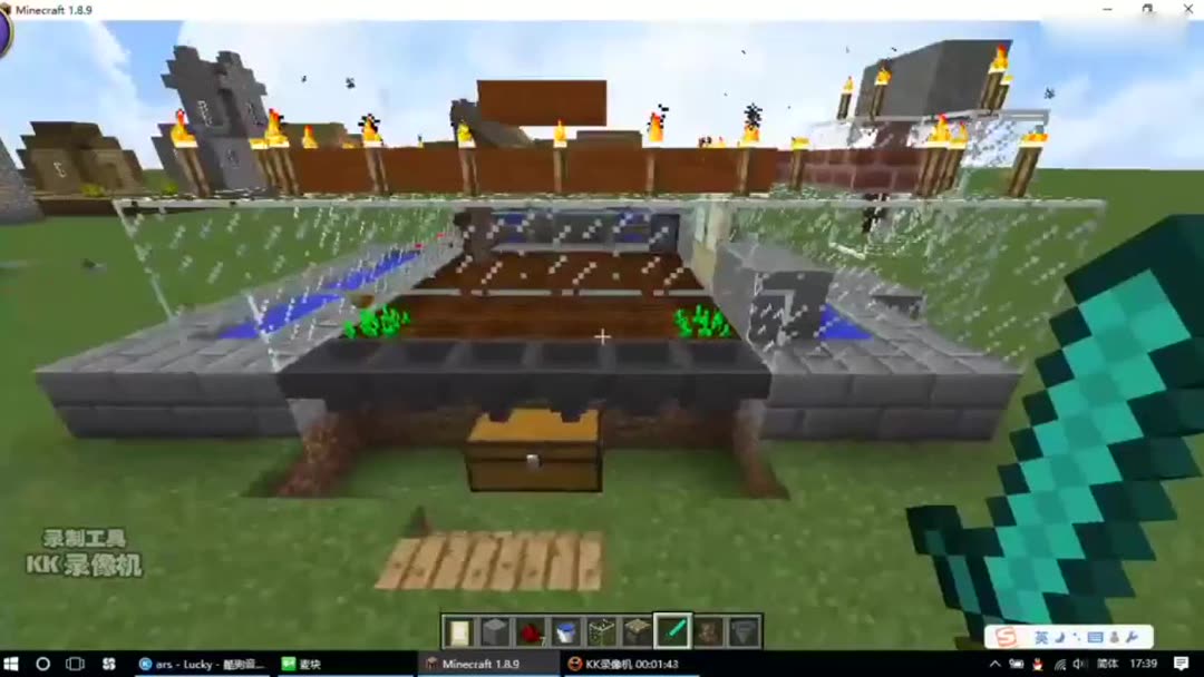 我的世界全自动收割播种机