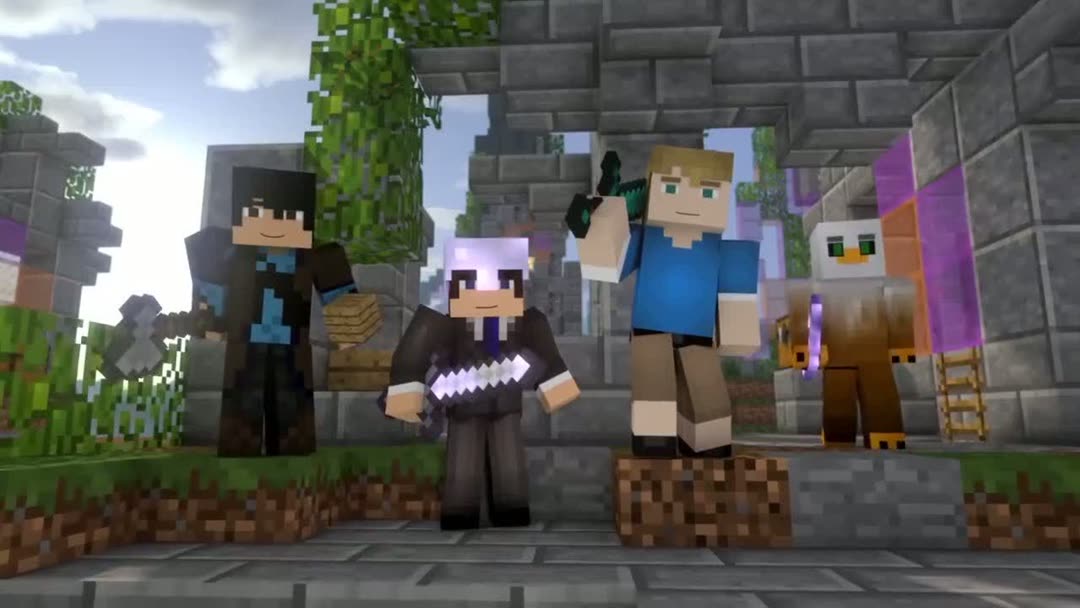 【MC动画】我的世界动画 空岛战争完全版