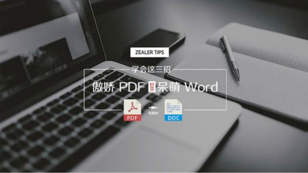 学会这三招,傲娇 PDF 秒变呆萌 Word