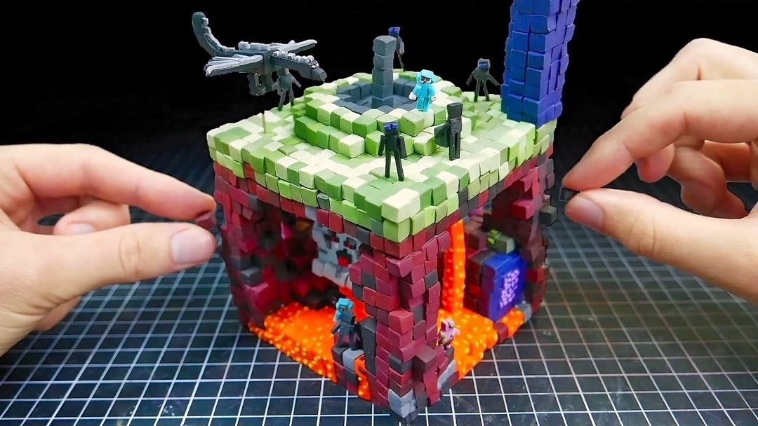 手办:粘土中制作小型雷艇~我的世界版