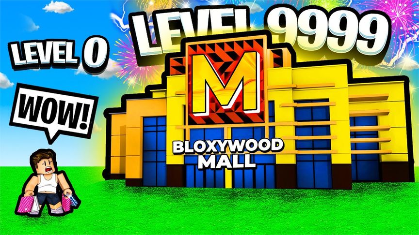 Roblox商场大亨:建造充气城堡游乐园!打造超豪华商城!小格解说