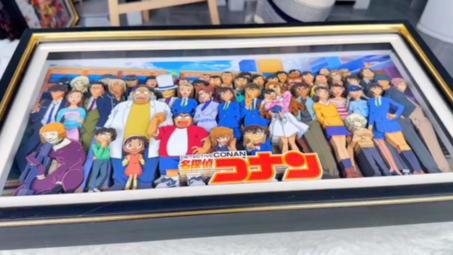 ...一定奋不顾身去救你 #名侦探柯南 #新兰cp #动漫#柯南全家福 #立体画